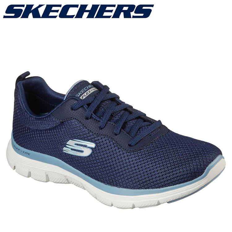 SKECHERS スケッチャーズ FLEX APPEAL 4.0-BRILLIANT VIE 149303-NVBL レディースシューズ ...