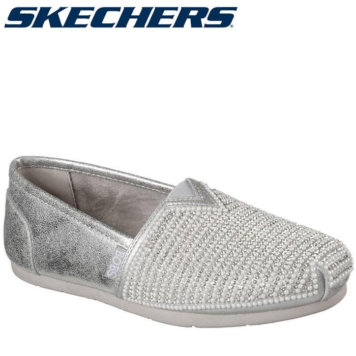 SKECHERS スケッチャーズ LUXE BOBS - BIG DREAMER 31454-SIL レディースシューズ : イーゾーン ...