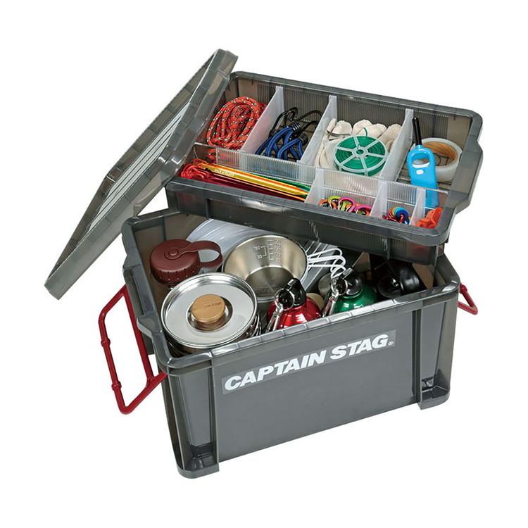 CAPTAIN STAG キャプテンスタッグ CSアウトドアツールボックス【M】コンテナ ボックス 収納 キャンプ 工具 洗車 アウトドア BBQ バーベキュー UL1025 : イーゾーン ...