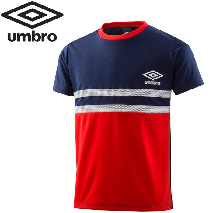 umbro（アンブロ） ラインドワンポイント S/Sシャツ ジュニア UMJNJA63-NVRD メール便送料無料 : イーゾーン スポーツ ...