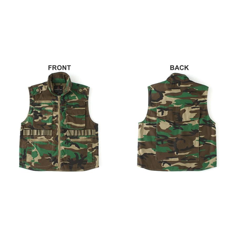 ロスコ ベスト メンズ レンジャーベスト 大きいサイズ USAモデル 米軍 ROTHCO ミリタリー アウトドア ポケット フィッシングベスト ...