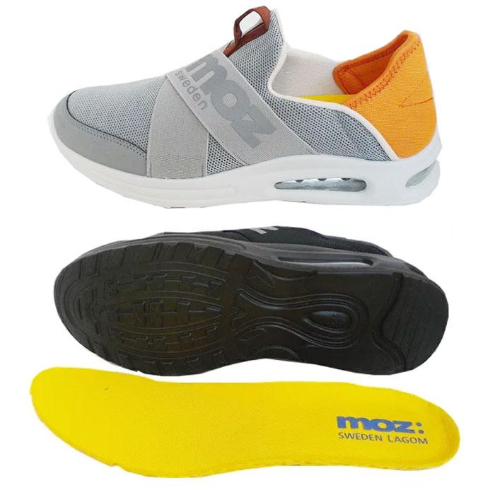 moz モズ メンズ スリッポン 2WAY キックバックシューズ ニットスニーカー 軽量 5221 : F-club - 通販 - Yahoo!ショッピング