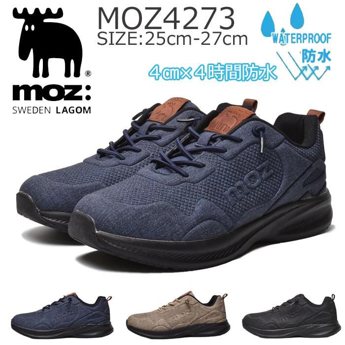 MOZ 防水メンズスニーカー 25.0cm-27.0cm エンボス加工 moz 4273 低反発クッションインソール : moz4273 : F-club - 通販 - Yahoo!ショッピング