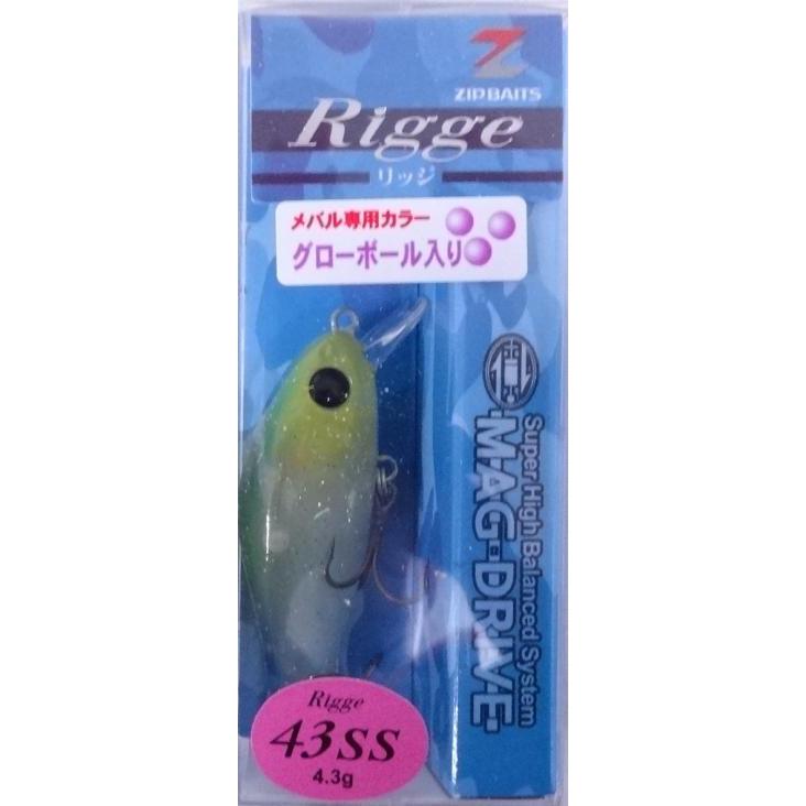 ZIP BAITS ジップベイツ リッジ 43SS L-152 グローグラデーションラメ 386163 : フィッシング エルドラド - 通販 - Yahoo!ショッピング