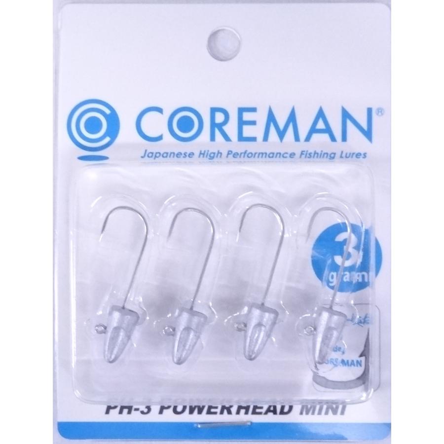 COREMAN コアマン PH-3 パワーヘッド ミニ 3g 919830 : フィッシング エルドラド - 通販 - Yahoo!ショッピング