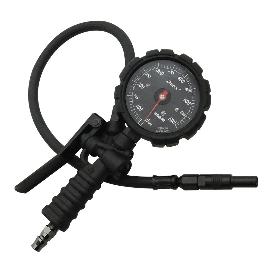 DEEN タイヤエアゲージ DN-AGE-600BK : Factory Gear Yahoo!ショップ - 通販 - Yahoo!ショッピング