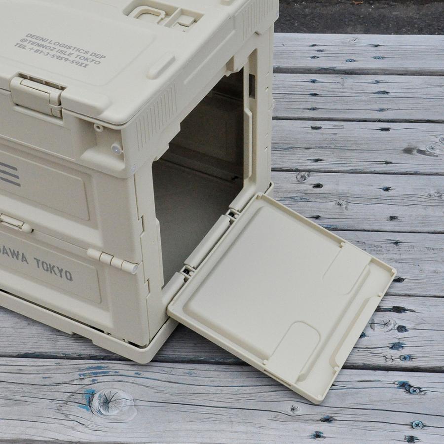 DEEN.J 折り畳みコンテナ マットサンドベージュ 20L : Factory Gear Yahoo!ショップ - 通販 - Yahoo!ショッピング