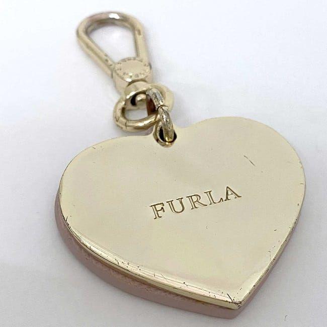 FURLA フルラ チャーム ゴールド ピンク 美品 ハート FURLA フルラ チャーム ゴールド ピンク 美品 ハート