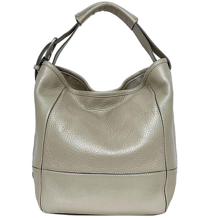 COLE HAAN コールハーン ワンショルダー バッグ シルバー ec-19876 美品 レザー 中古 肩掛け シンプル : フリマハイ ...