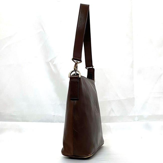 HIROFU（ヒロフ） 2way バッグ ec-21537 ブラウン 美品 レザー 中古 ファスナー 斜め掛け : フリマハイクラス - 通販 - Yahoo!ショッピング