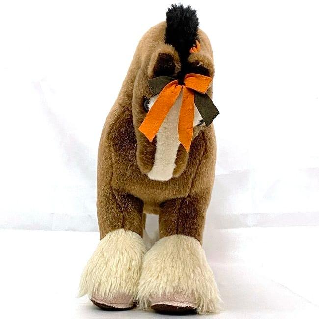 エルメス ぬいぐるみ エルミー PM ec-22496 ブラウン ホワイト アダダ 美品 馬 ポリエステル 中古 : フリマハイクラス - 通販 - Yahoo!ショッピング