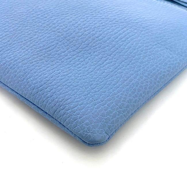 GUCCI（グッチ） ポーチ ec-22858 ライトブルー バンブー 449652 美品