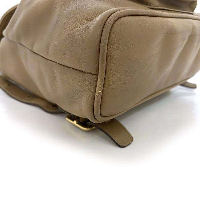 GUCCI（グッチ） ミニ リュック f-21841 ベージュ バンブー 003 3444