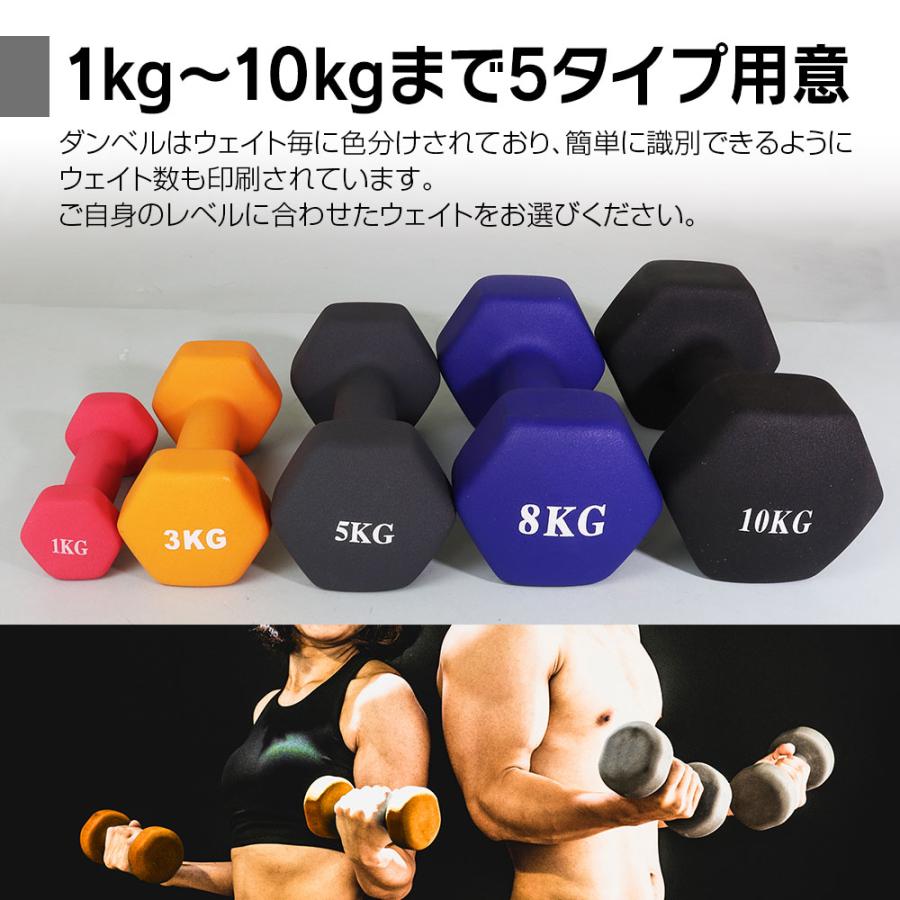 ダンベル 2個セット 鉄アレイ 5kg 筋トレ 筋力 トレーニング
