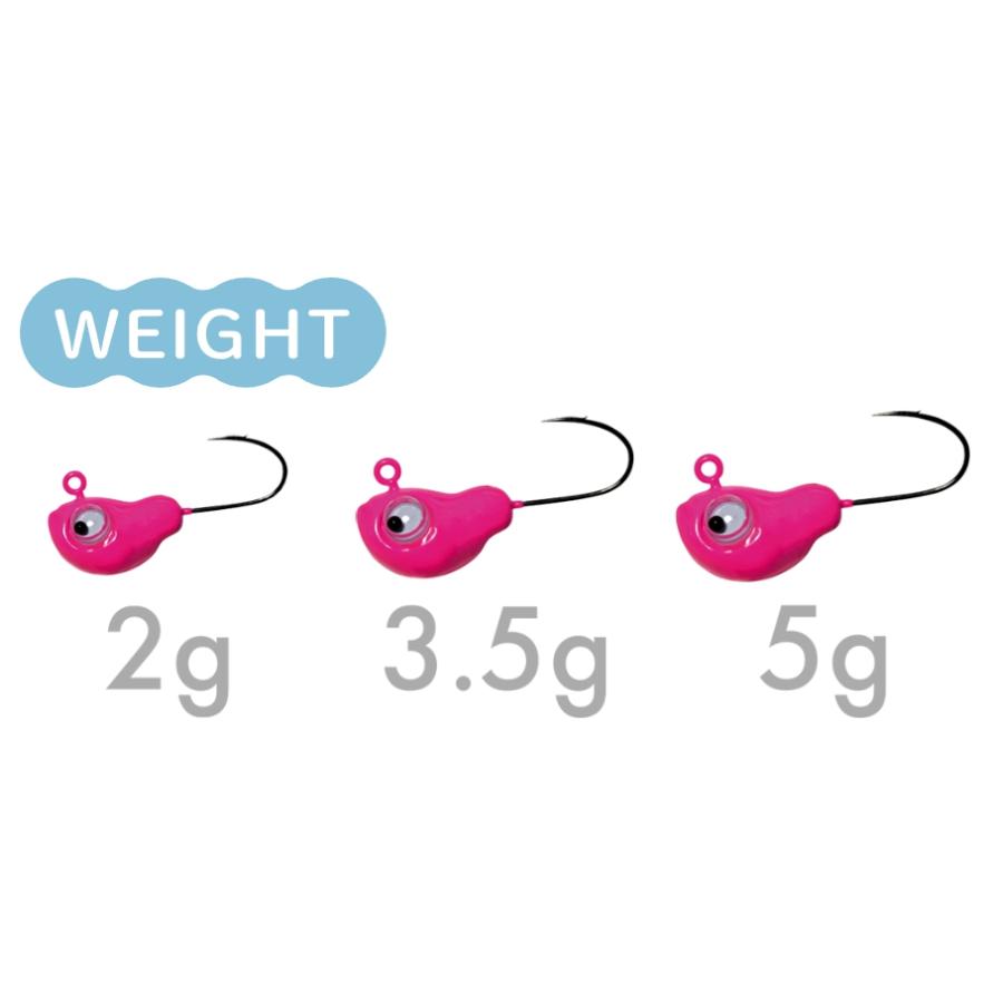 ササメ/SASAME 謎のあんこうヘッド 2, 3.5, 5g ジグヘッド ライトゲーム (メール便対応) : フィッシングマリン - 通販 - Yahoo!ショッピング