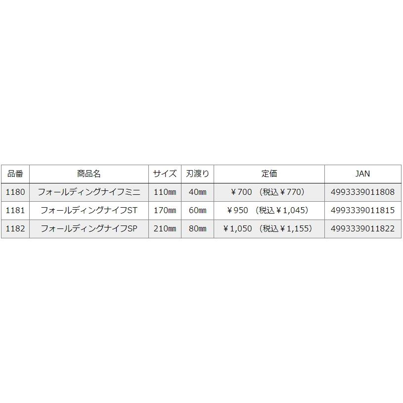 ダイトウブク ダイトウブク/DAITOU フォールディングナイフSP No.1182 フィッシングギア フィッシングナイフ 収納ナイフ(メール ...