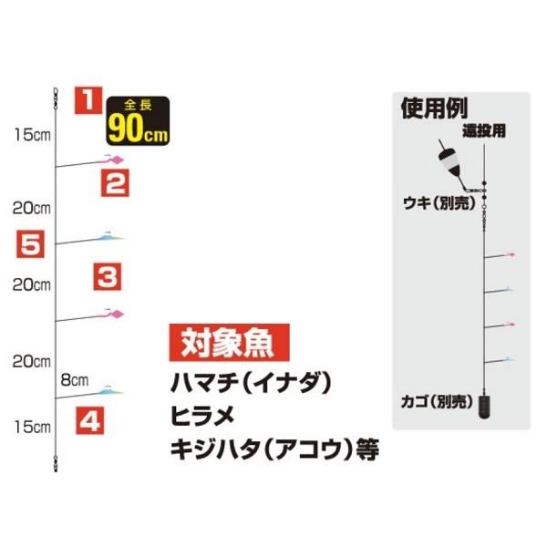C'ultiva (5枚セット)オーナー/OWNER 堤防のませサビキ S-3459 S, M, L 全長90cm No.33459 青物 底物 堤防 仕掛け(メール便対応) : フィッシング ...