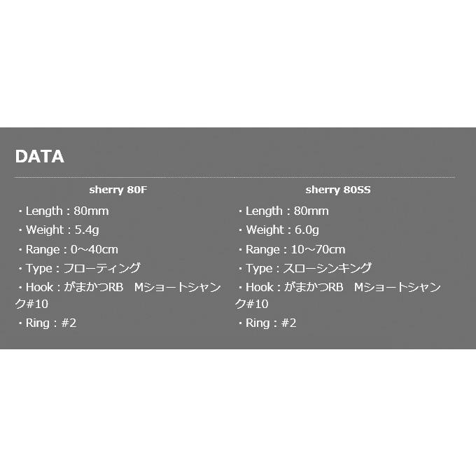 ヒフミクリエイティング シェリー 80F (タイプ：F /フローティング) /シーバスルアー【メール便配送可】/(5) :123-sherry-80f:つり具のマルニシYahoo!ショップ ...