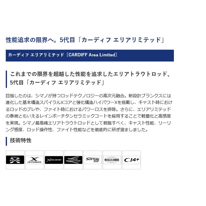 シマノ 20 カーディフ エリアリミテッド S66SUL (2020年モデル シマノ 20 カーディフ エリアリミテッド S66SUL (2020年モデル