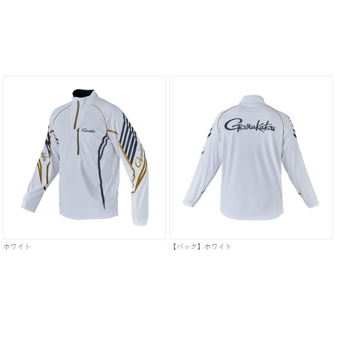 【取り寄せ商品】 がまかつ GM3697 (L／ブラック×ゴールド) コカゲマックス(R) ジップシャツ (フィッシングウェア／2023年春夏モデル) /(c) : 4549018713244 ...