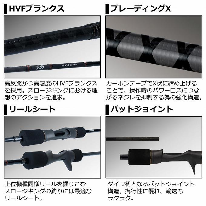 DAIWA（釣り） 【目玉商品】 ダイワ 21 ブラスト SJ 63B-4 (2021年モデル/釣竿・ジギングロッド) /(5) 【Σ07】 : つり具のマルニシYahoo!店 - 通販 ...