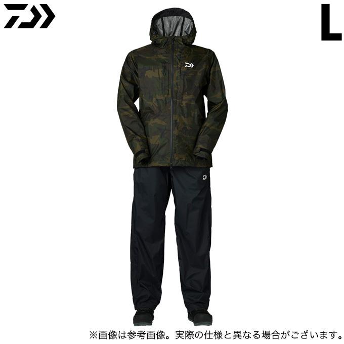 DAIWA（釣り） 【取り寄せ商品】 ダイワ DR-3322 (グリーンカモ／L) レインマックス(R)ハイブリッドレインスーツ (フィッシングウェア／2022年春夏モデル) /(c ...