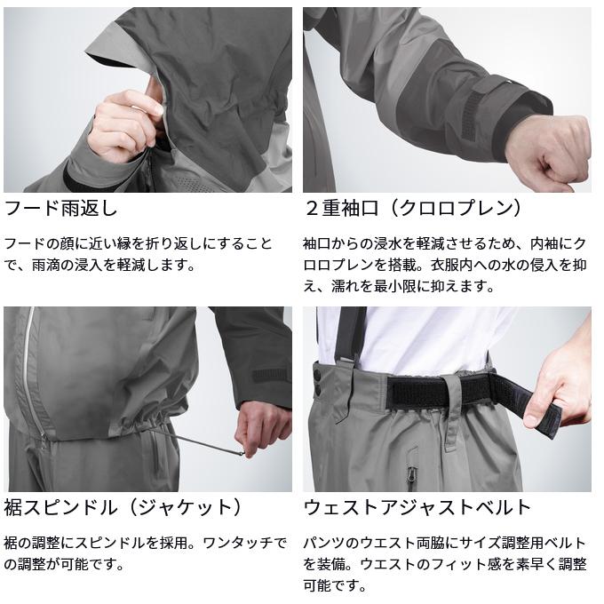 DAIWA（釣り） ダイワ DW-1923 (ホワイトレイク／L) ゴアテックス プロダクト ウィンタースーツ (防寒着・フィッシングウェア／2023年秋冬モデル) /23AW /(5 ...