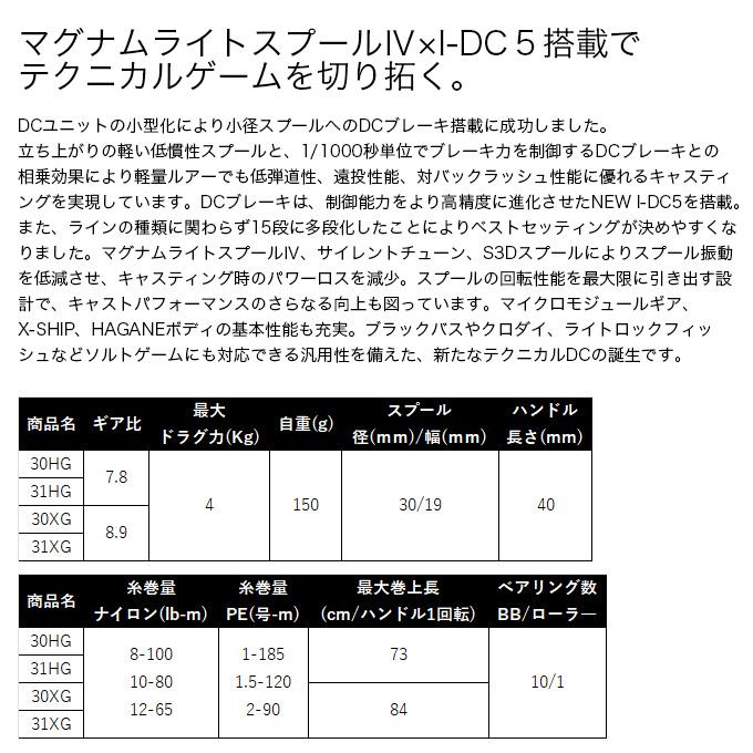 シマノ（SHIMANO） 25 アルデバラン DC 30XG 右ハンドル (2025年モデル) ベイトキャスティングリール /(5) 【Σ01】 : つり具のマルニシYahoo!店 - 通販 ...
