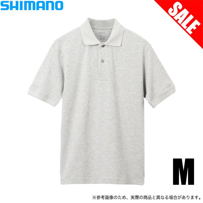 シマノ 【目玉商品】シマノ プレステージ ポロシャツ SH-002W ヘザーグレー M (シャツ/フィッシングウェア) /(5) : つり具の ...