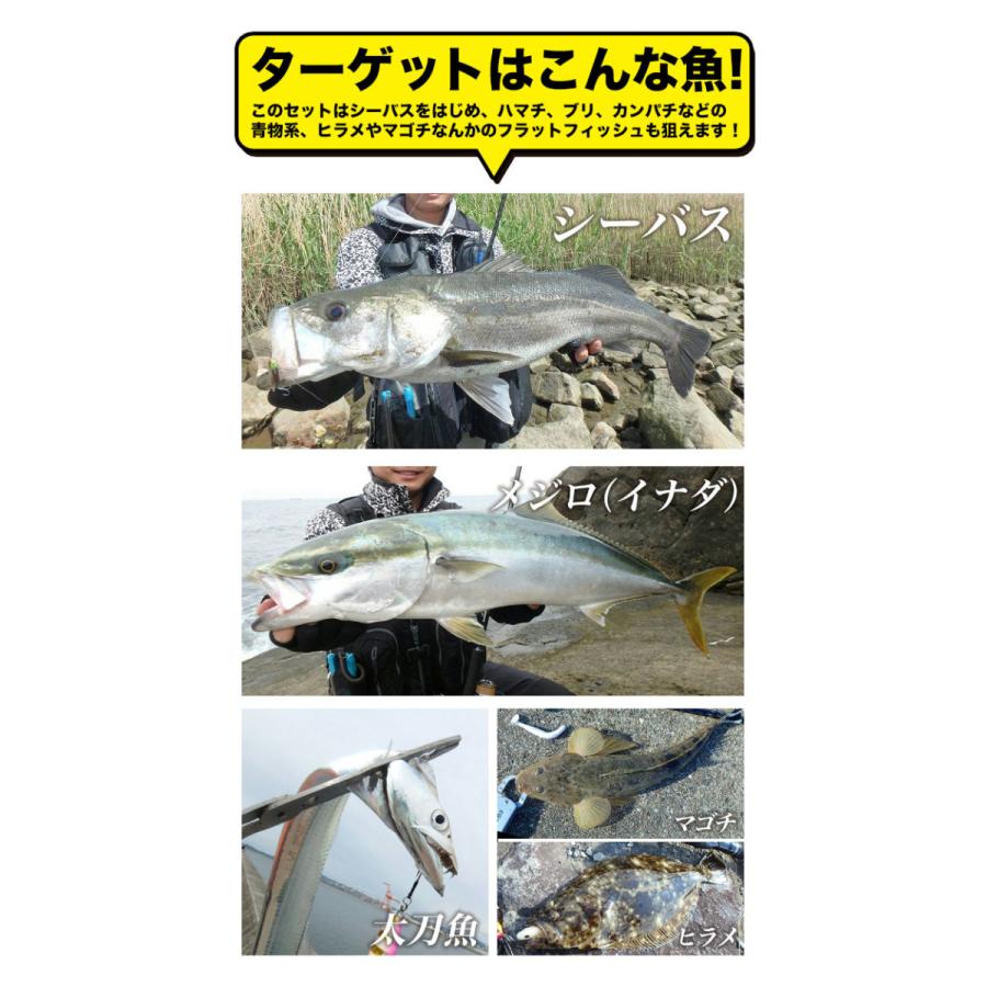 シマノ シーバス&ライトショアジギング入門セット【代引き決済 シマノ シーバス&ライトショアジギング入門セット【代引き決済
