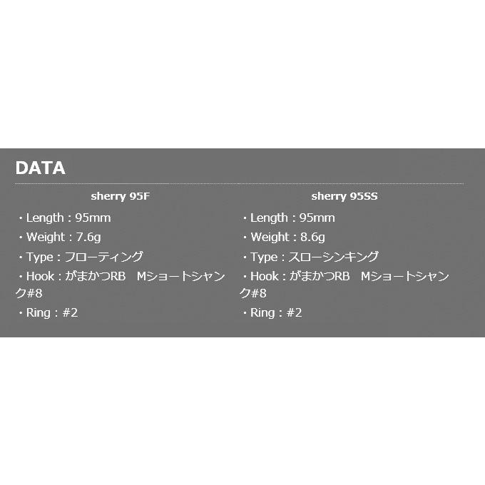 ヒフミクリエイティング シェリー 95SS (タイプ：SS /スローシンキング) /シーバスルアー /(5) : つり具のマルニシWEB店2nd - 通販 - Yahoo!ショッピング