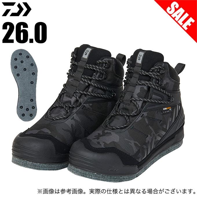 DAIWA（釣り） (7)【目玉商品】 ダイワ DS-2650CD (ブラックカモ／26.0 ) スパイクフェルトソール/フェルトスパイクシューズ : つり具のマルニシWEB店2nd - 通販 ...