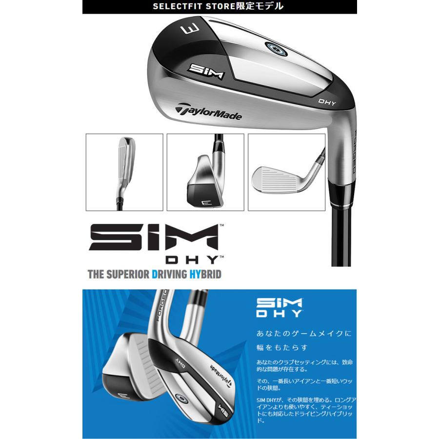 TaylorMade 【限定モデル】テーラーメイド ゴルフ SIM DHY シム アイアン 単品 N.S.PRO NSプロ 910GH ...