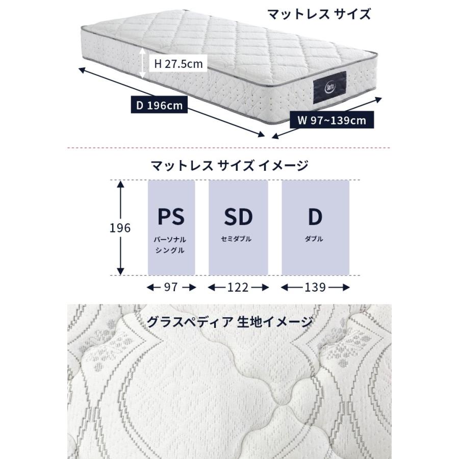 Serta サータ マットレス ベッド グラスペディア2230 F1P F1N Serta サータ マットレス ベッド グラスペディア2230 F1P F1N