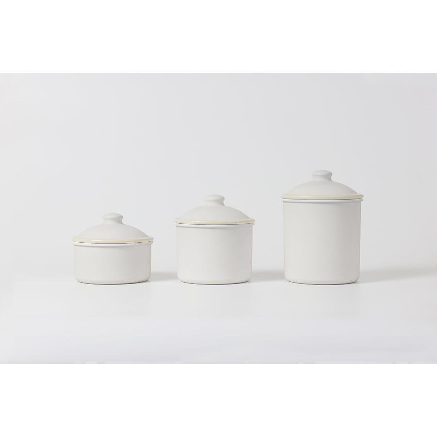 おしゃれラウンドストッカー キャニスター ホワイトキャニスター マットキャニスター 保存ストッカー :jst-021-aruko:F-ROG - 通販 - Yahoo!ショッピング