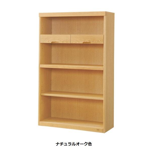 純国産品 浜本工芸 オープンタイプ No.8600書棚B（W85）素材：ナラ材 塗色：3色対応（NA/DA/CA）開梱設置送料無料 : hm-no8600-bookshelf-b85 : F ...