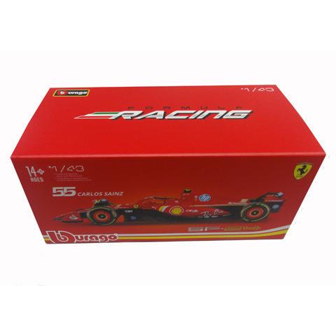 ブラゴ 1/43 C．サインツ スクーデリア・フェラーリ SF24 ドライバー有 2024 : c002976 : レボリューション - 通販 - Yahoo!ショッピング