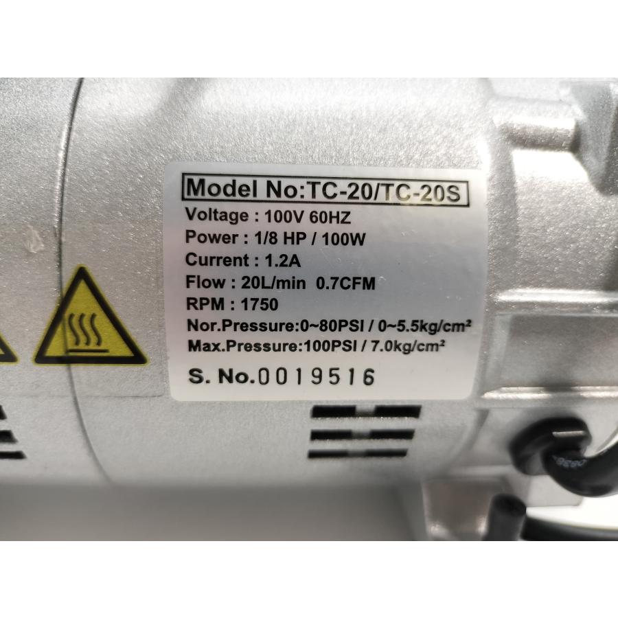 BLOWTAC エアコンプレッサ TC-20/TC-20S : KTA - 通販 - Yahoo!ショッピング