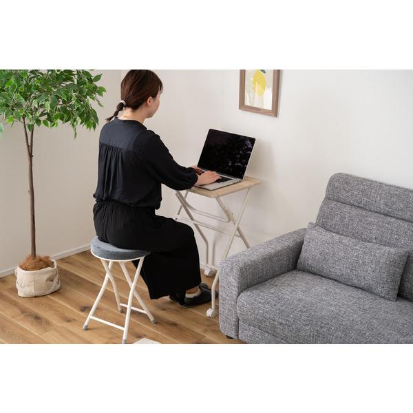 東谷 折りたたみ式テーブル ハイテーブル キャスター付き 移動 転がる おしゃれ ブラック W50×D40×H70 :PT-300WH:fast - 通販 - Yahoo!ショッピング