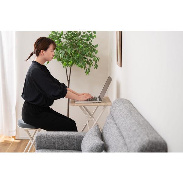 東谷 折りたたみ式テーブル ハイテーブル キャスター付き 移動 転がる おしゃれ ブラック W50×D40×H70 :PT-300WH:fast - 通販 - Yahoo!ショッピング