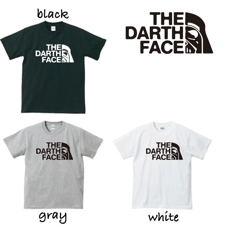 THE DARTH FACE ダースフェイス ブランド パロディ ダースベイダー おしゃれ Tシャツ 韓国 コラボ レディース メンズ ペア ...