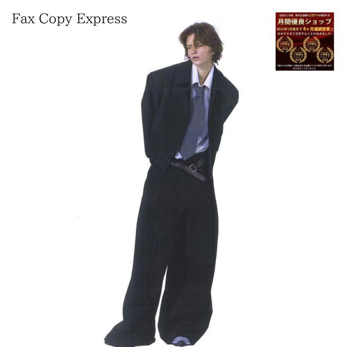 \本日2千円OFFクーポン発行／Fax Copy Express FaxCopyExpress wide leg suit pants ワイド スラックス パンツ PANTS 通販 日本 大阪 ...