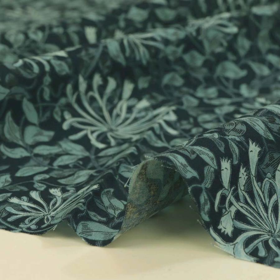 生地【カットクロス】 約110×50cm シーチング ウィリアムモリス HONEYsuckle ネイビー地 8362-13 実店舗取寄せ品_FT7_dU4 : Fabric House ...