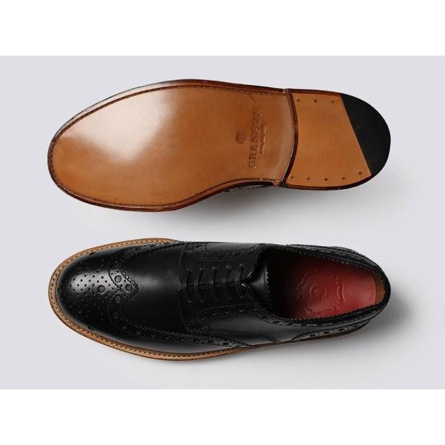 GRENSON（グレンソン） 靴 GRENSON ARCHIE アーチー ウィングチップ 110004 BLACKメンズ ビジネス ...