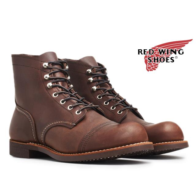 RED WING SHOES レッドウィング アイアンレンジャー REDWING RW8111 IRON RANGE AMBER ...