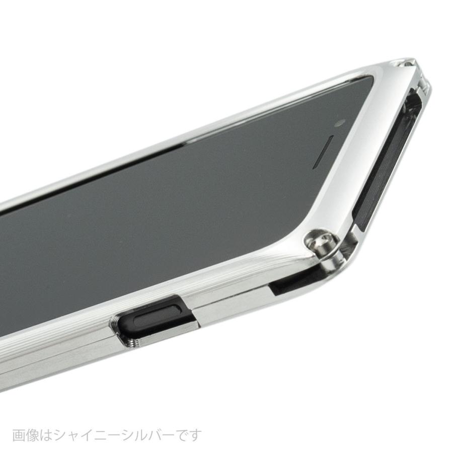 FACTRON iPhone SE第3第2世代、iPhone7・8用 超ジュラルミン削り出しジャケット SIMPLEX for SE3 Black on BlackCarbon ブラック ...