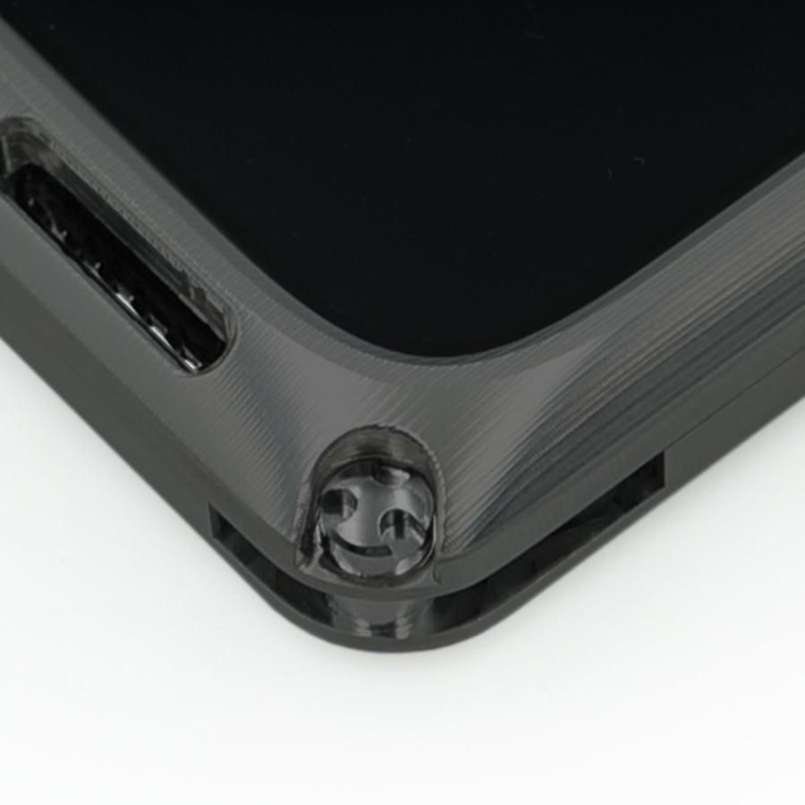 iPhone SE第3第2世代、iPhone7・8用 超ジュラルミン削り出しジャケット FACTRON SIMPLEX for iPhone SE3 Black on BlackCarbon ...