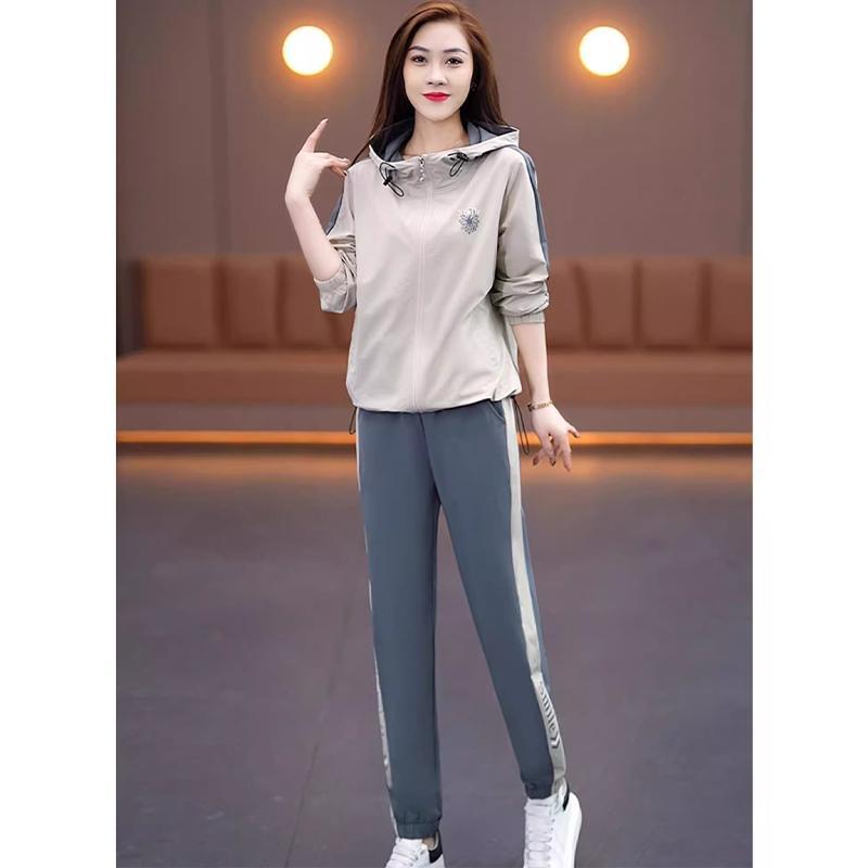 ウインドブレーカー上下セット レディース 通学 薄手 おしゃれ