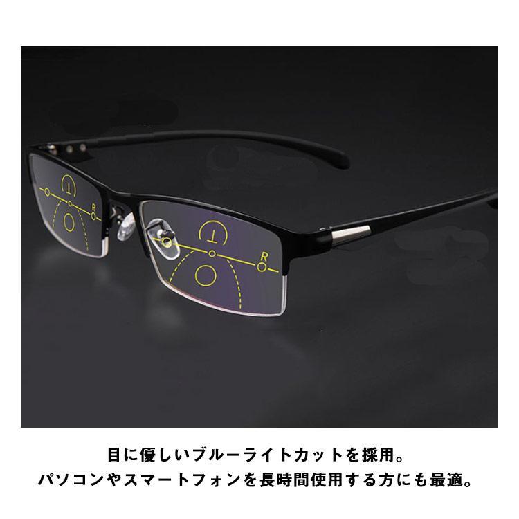 遠近両用 メガネ 老眼鏡 シニアグラス おしゃれ リーディンググラス 変色 レンズ 調光 サングラス ブルーライトカット UVカット 紫外線 ...