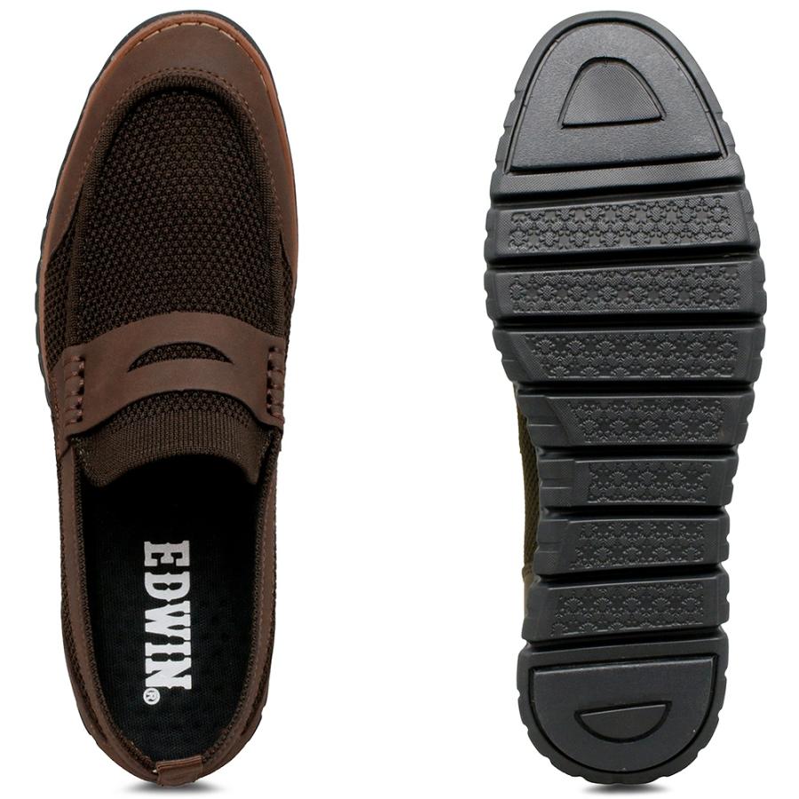 EDWIN メンズ スリッポン 軽量 ローファー スニーカー 通気性 メッシュ れない 防臭 紐なし 夏靴 紳士靴 edm1900 : 守足雑貨ヤフー店 - 通販 - Yahoo!ショッピング